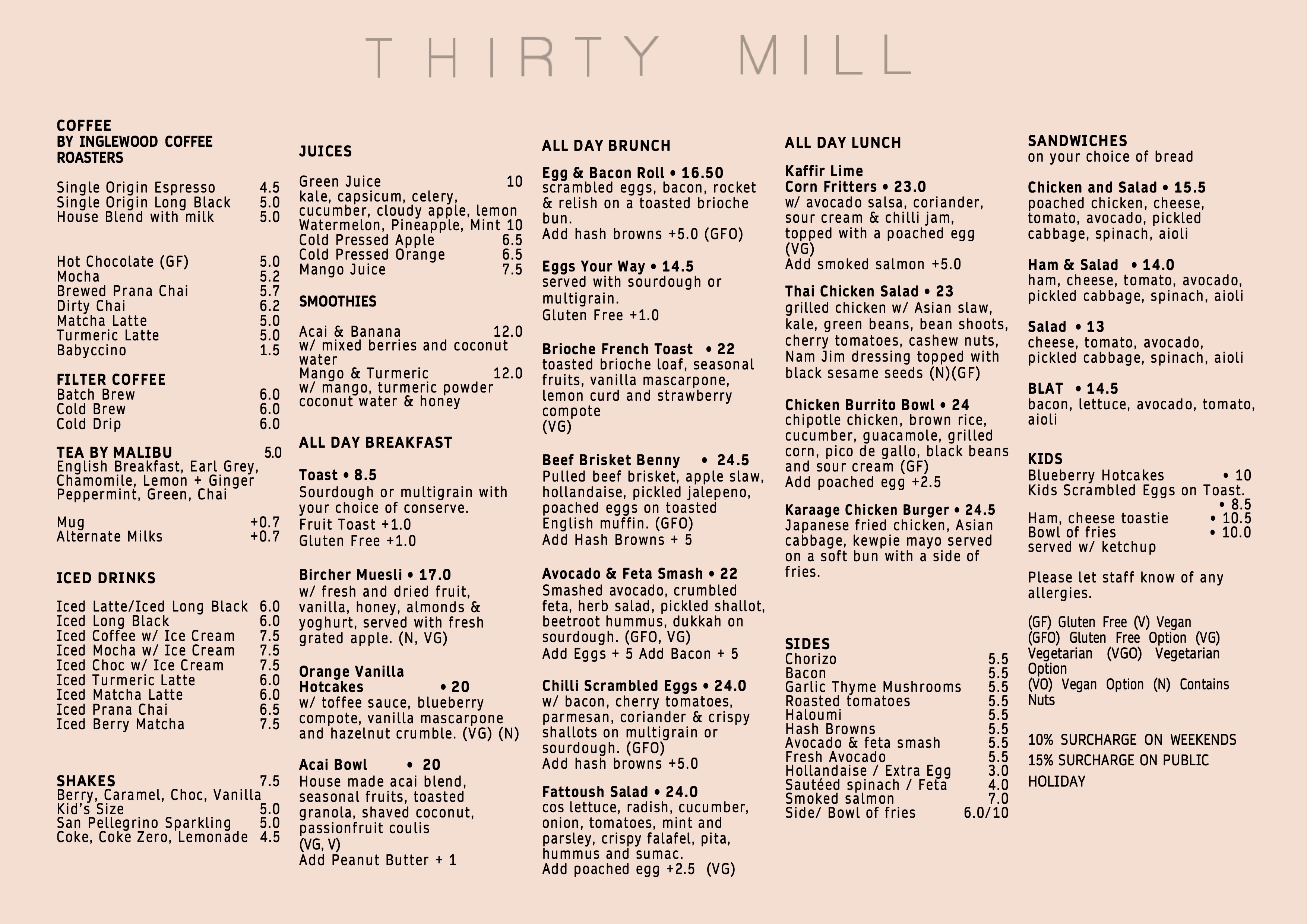 Thirty Mill Cafe | Specialty Coffee & Brunch in Malvern